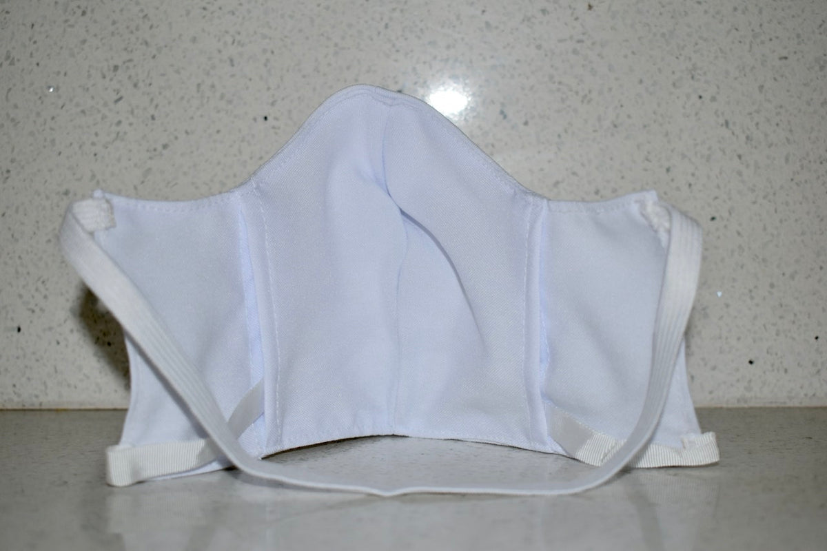 Pent Face Mask, White, Washable, Reusable. – Pentaq Manufacturing